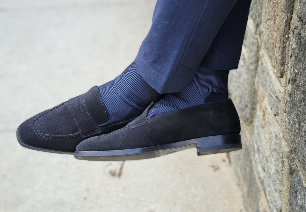How To Wear Black Suede
