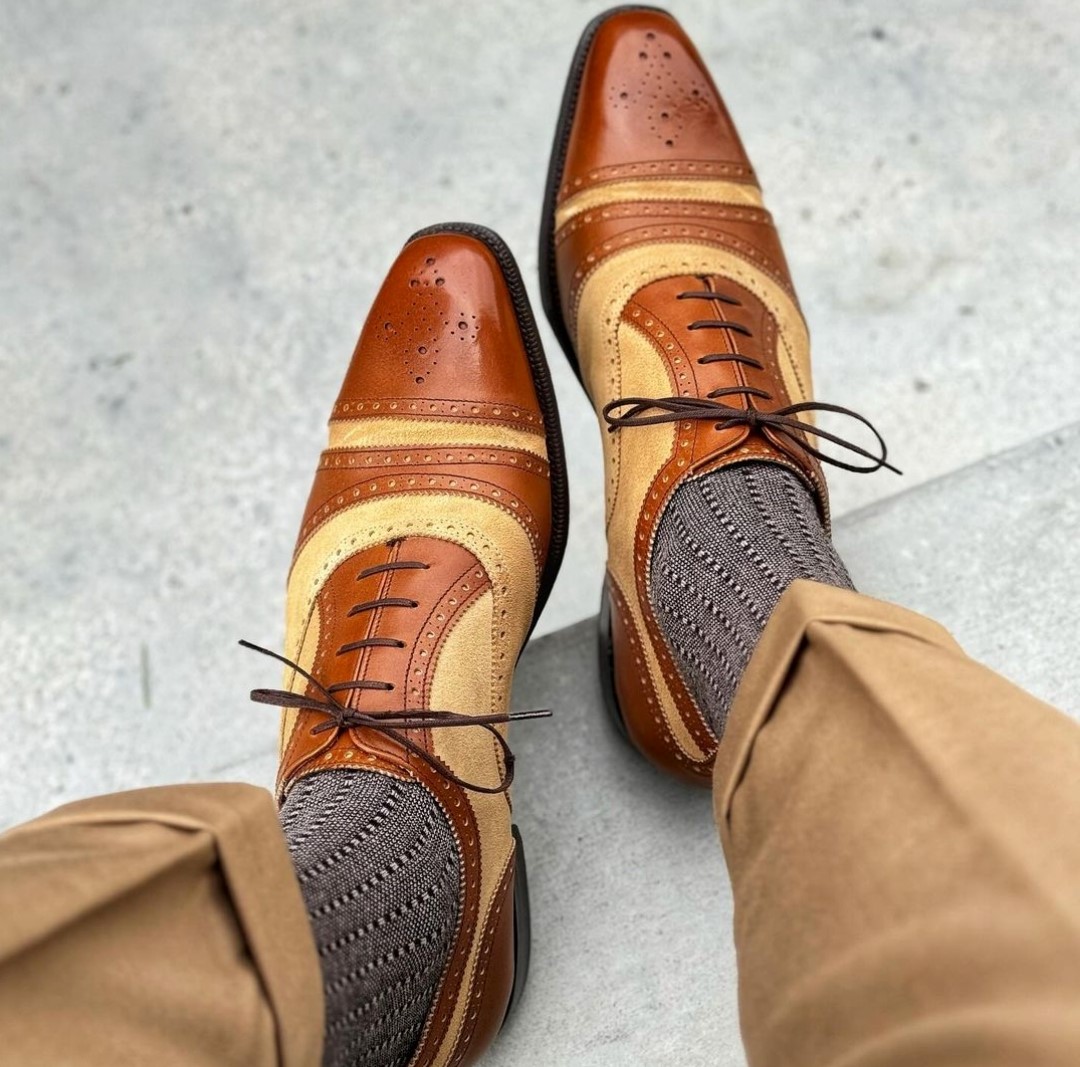 The Allure of Two-Toned Shoes: Elevating Men's Dress Shoe Style - The ...